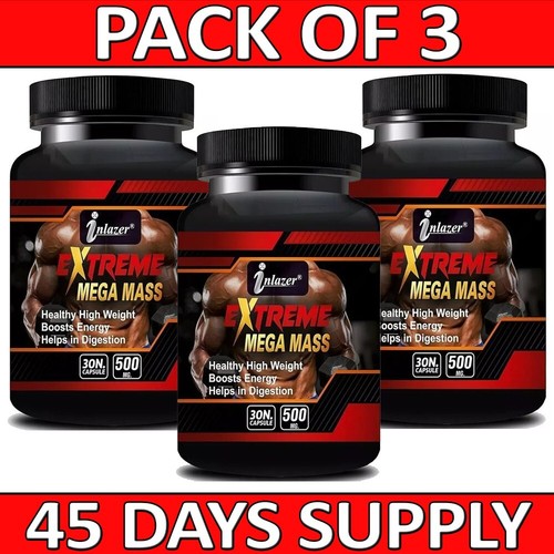 Strong Weight Gain Pills - Mass Gainer Supplement - Increase Muscle ...