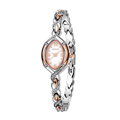 SURVAN WatchDesigner Womens Watch Japanese-Quartz 18k Yellow Gold Ion ...