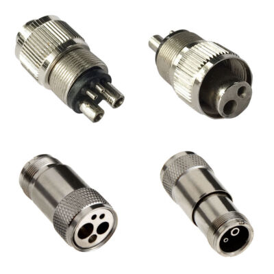 Dental 2 to 4 & 4 to 2 Holes Adapter Changer Connector for High Speed ...
