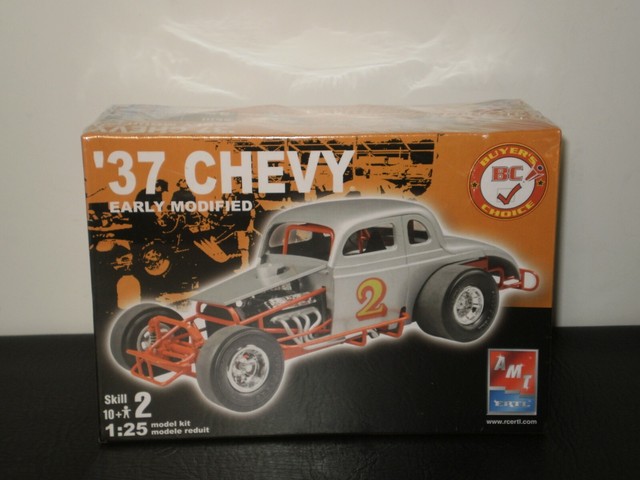 AMT ERTL 1937 Chevy Early Modified Model Kit 1 25 Scale JM 56f for sale ...