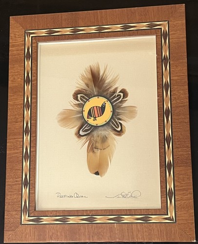 Peeping Quail, Native American Artist Kenneth Banks 1995 Dream Window ...