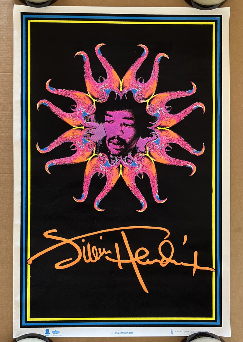 Psychedelic Poster Jimi Hendrix