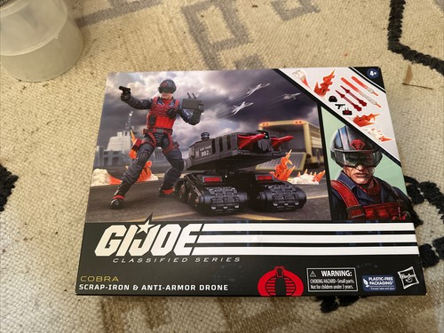 GI Joe Classified Series 6" Scrap Iron & Anti-Armor Drone Figure IN ...