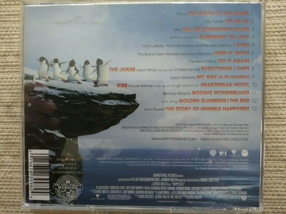 "Happy Feet" Motion Picture Soundtrack CD | eBay