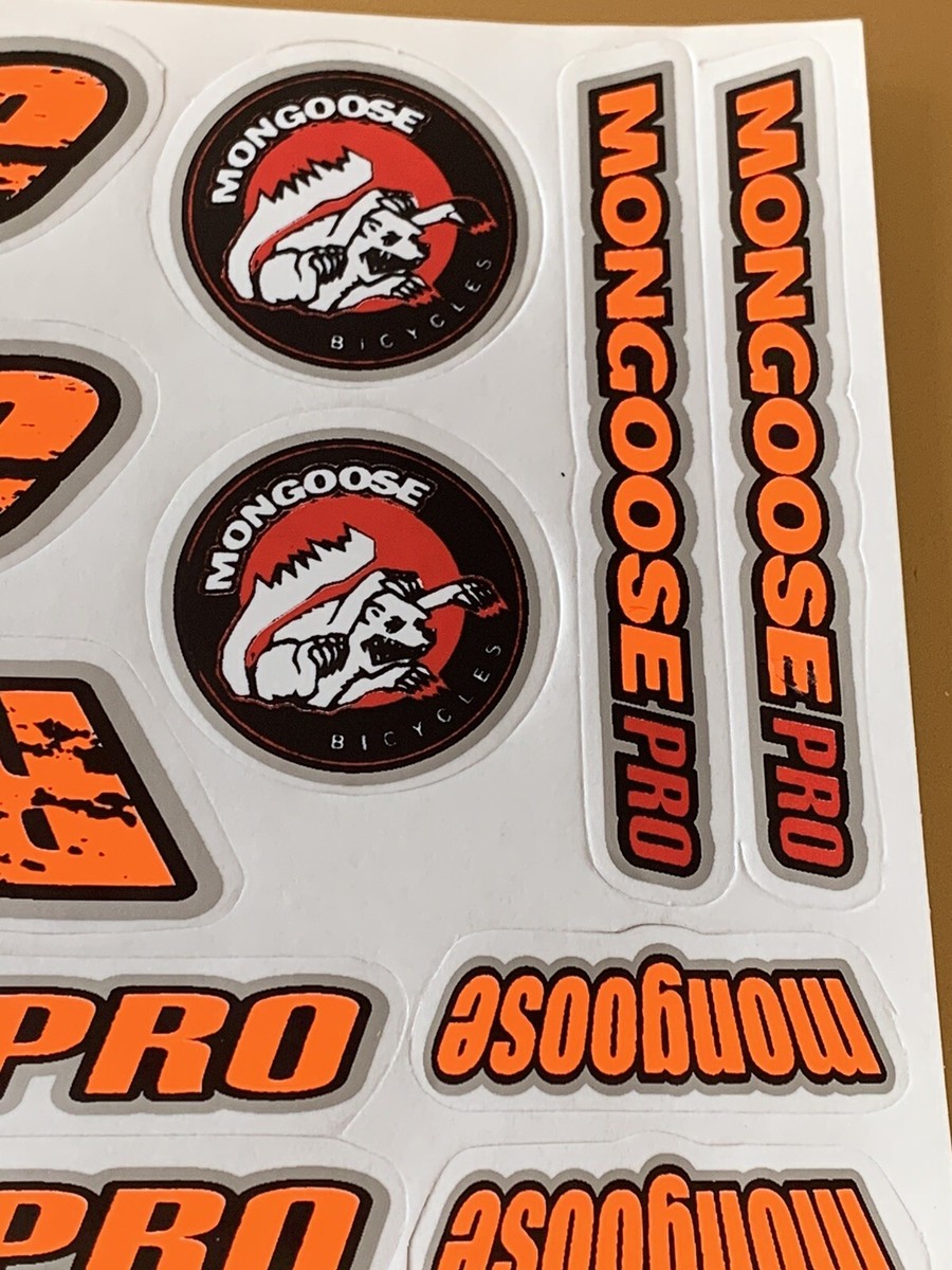 Old School Mongoose Stickers Mongoose BMX 20” With OEM NOS Oldschool
