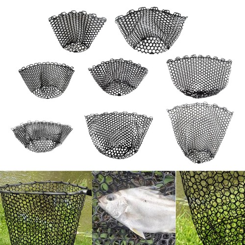 Fishing Net Silicone Replacement Netting Portable Mesh Foldable Fishing ...
