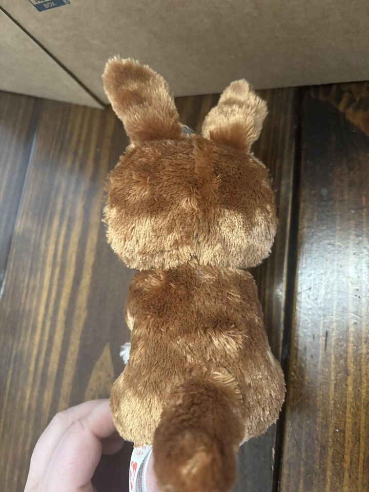 Ty Beanie Boo's KIPPER Kangaroo with Baby 6 in Glitter Eyes Stuffed ...
