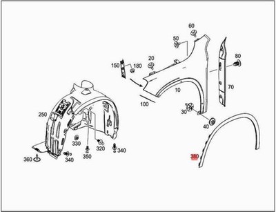 Genuine MERCEDES BBDC X156 Cover bumper area 1568852422 | eBay