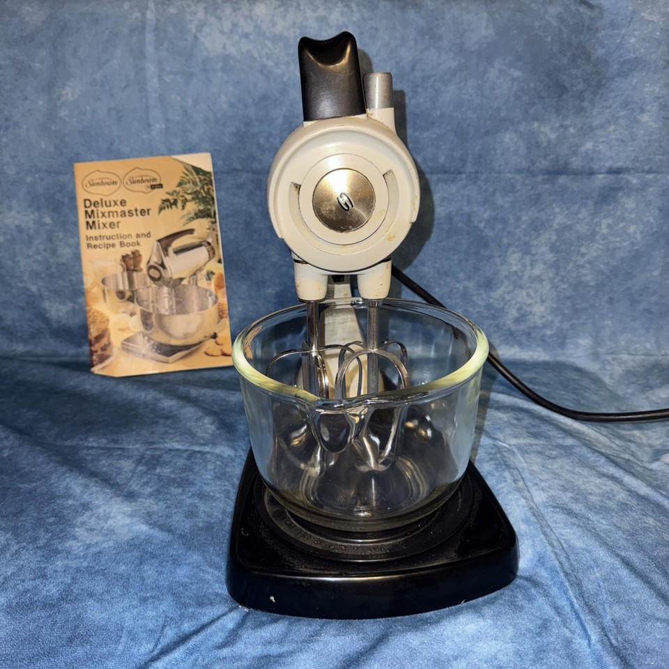 Vintage 1950’s Sunbeam Mixmaster Model 12 Stand Mixer 12 Speed *Tested ...