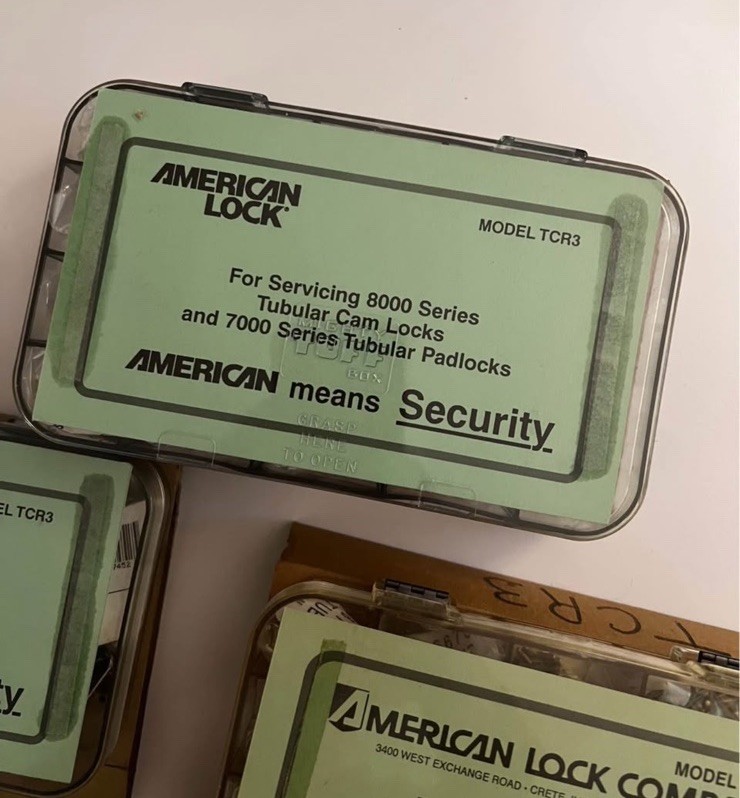 LOT OF 7 American National Lock Pin Kit old stock in box | eBay