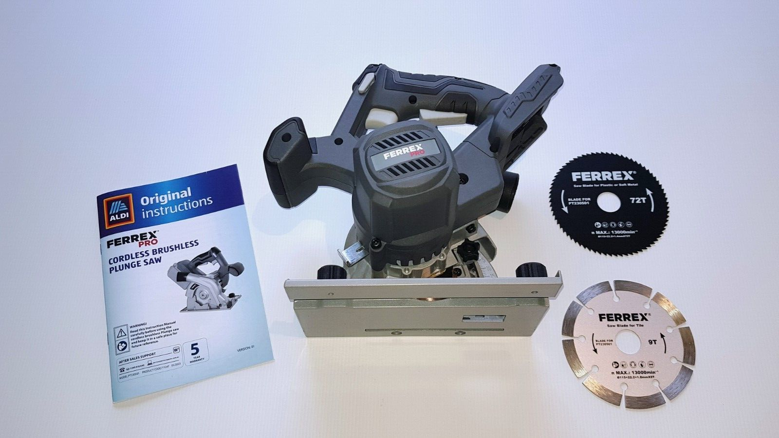 PLUNGE SAW. Ferrex Pro. 20V Xfinity+ Cordless-Brushless motor. New | eBay