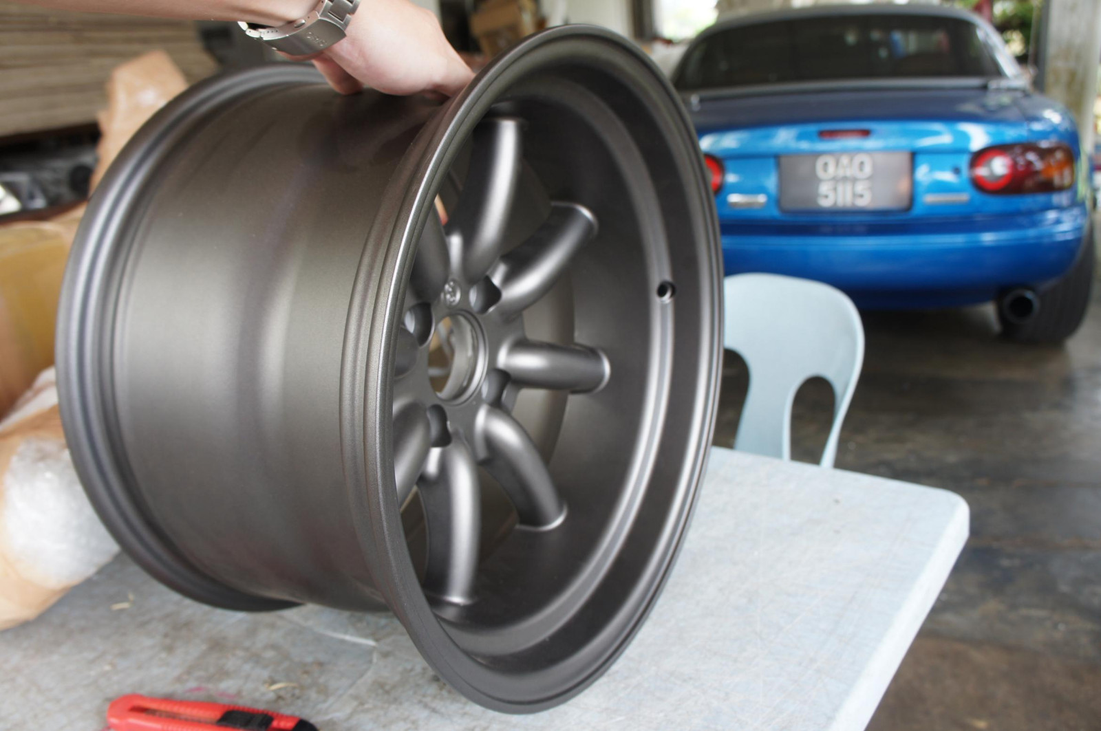 For Miata NA mx5 na8c na6c e30 civic rs JDM 15" Retro banana Style ...