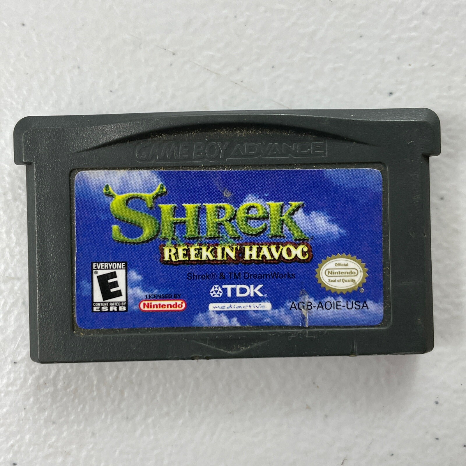 Shrek Reekin Havoc (Nintendo Gameboy Advance GBA) Cart Only GC ...