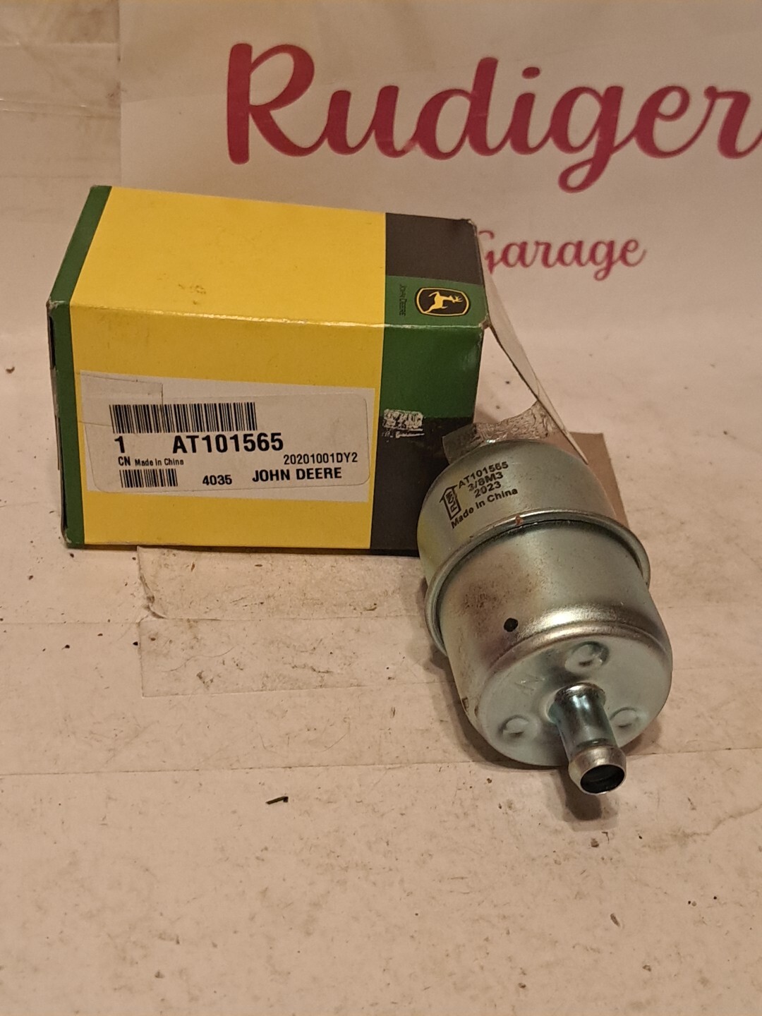 John Deere OEM Genuine AT101565 In Line Fuel Filter, NOS, 3/8” | eBay