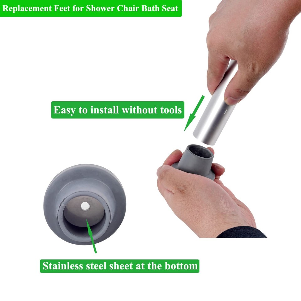 Slope Replacement Feet for Shower Chair Bath Seat shower stools and ...