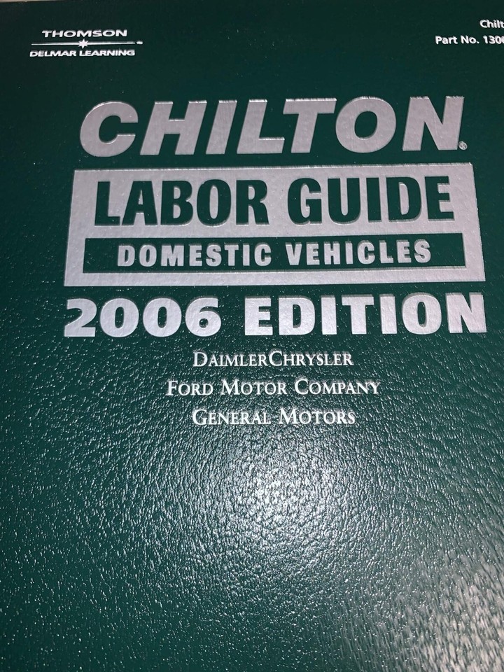 Motor Chilton Labor Times Guides American Cars & Light Trucks + Bonus