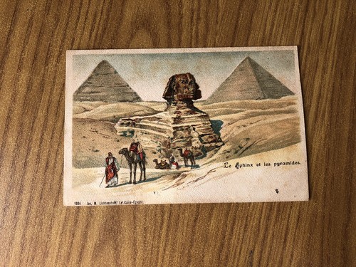 Postcard Egypt Cairo The Sphinx and The Pyramids Untraveled 55 | eBay
