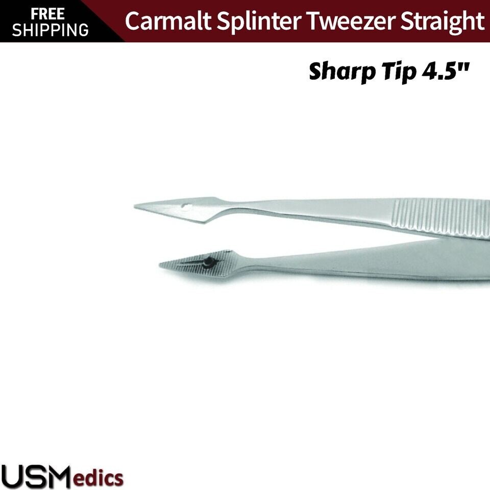 Surgical Veterinary Carmalt Splinter Tweezers Forceps Lab Instruments ...