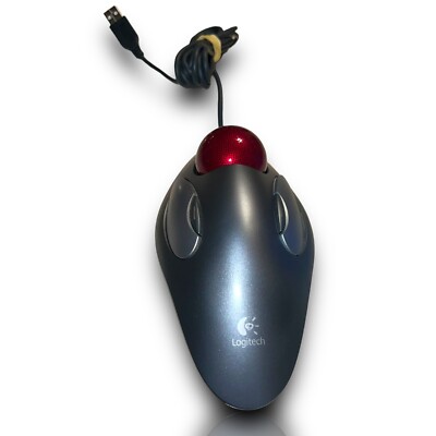 Logitech Trackman Marble USB T-BC21 Mouse (810-000767) Works Great | eBay