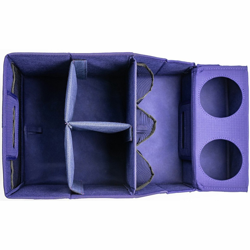 2 Pk - Car Auto Seat Storage Box Caddy Organizer Cup Holder Set (Choose ...