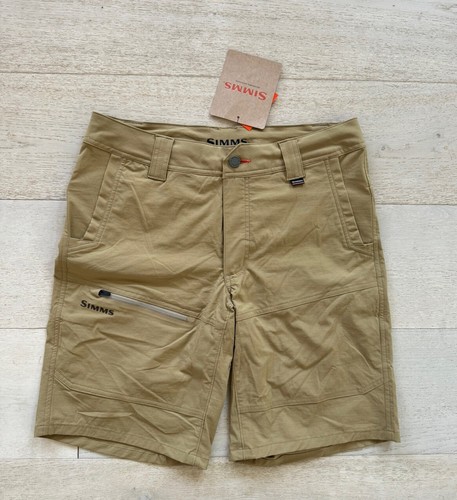 NWT Simms Guide Short Shorts Camel 30W SPF50+ New with Tags | eBay