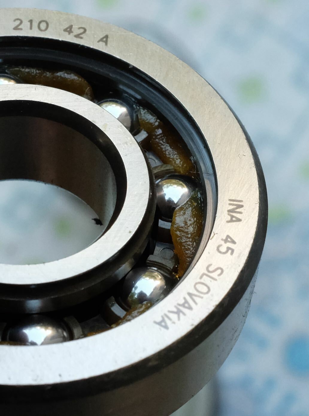 5x Roulement à billes INA 45 F-552497 KBA L25 210 42 A 20x52x14 mm lot ...