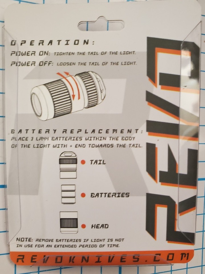 Revo Knives Ready Light Micro EDC Keychain Flashlight 100 Lumens | eBay