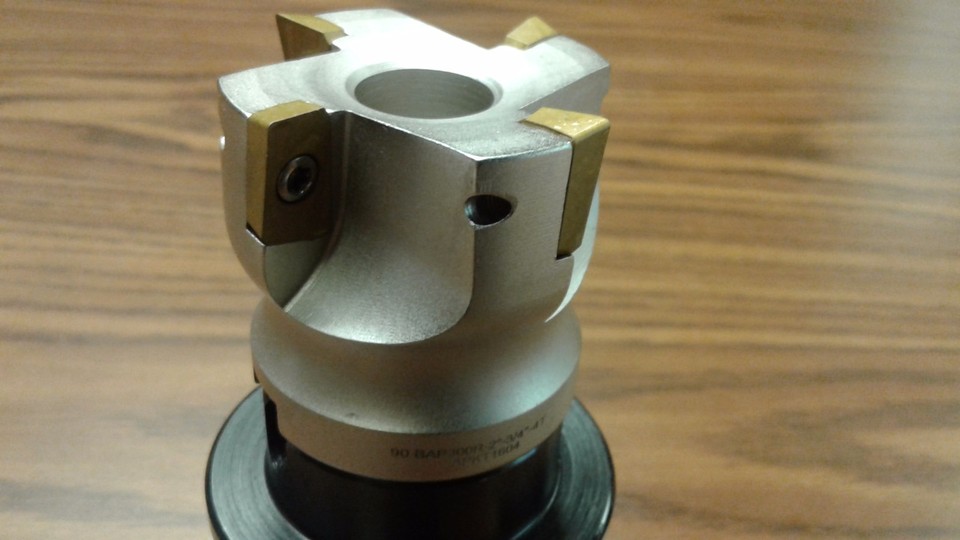 2" 90 degree indexable face shell mill,face milling cutter APKT, w ...