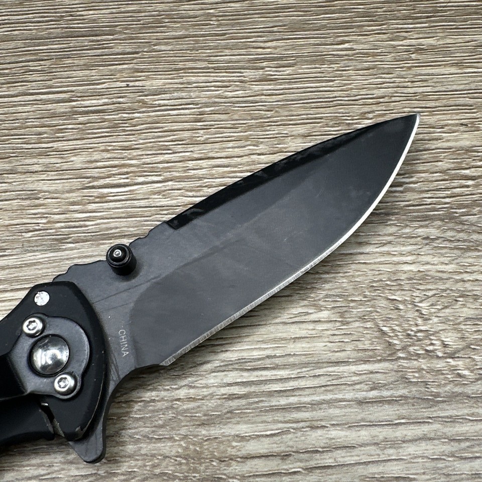 Bear & Son Bear Edge Folding Folder EDC Pocket Knife Black | eBay