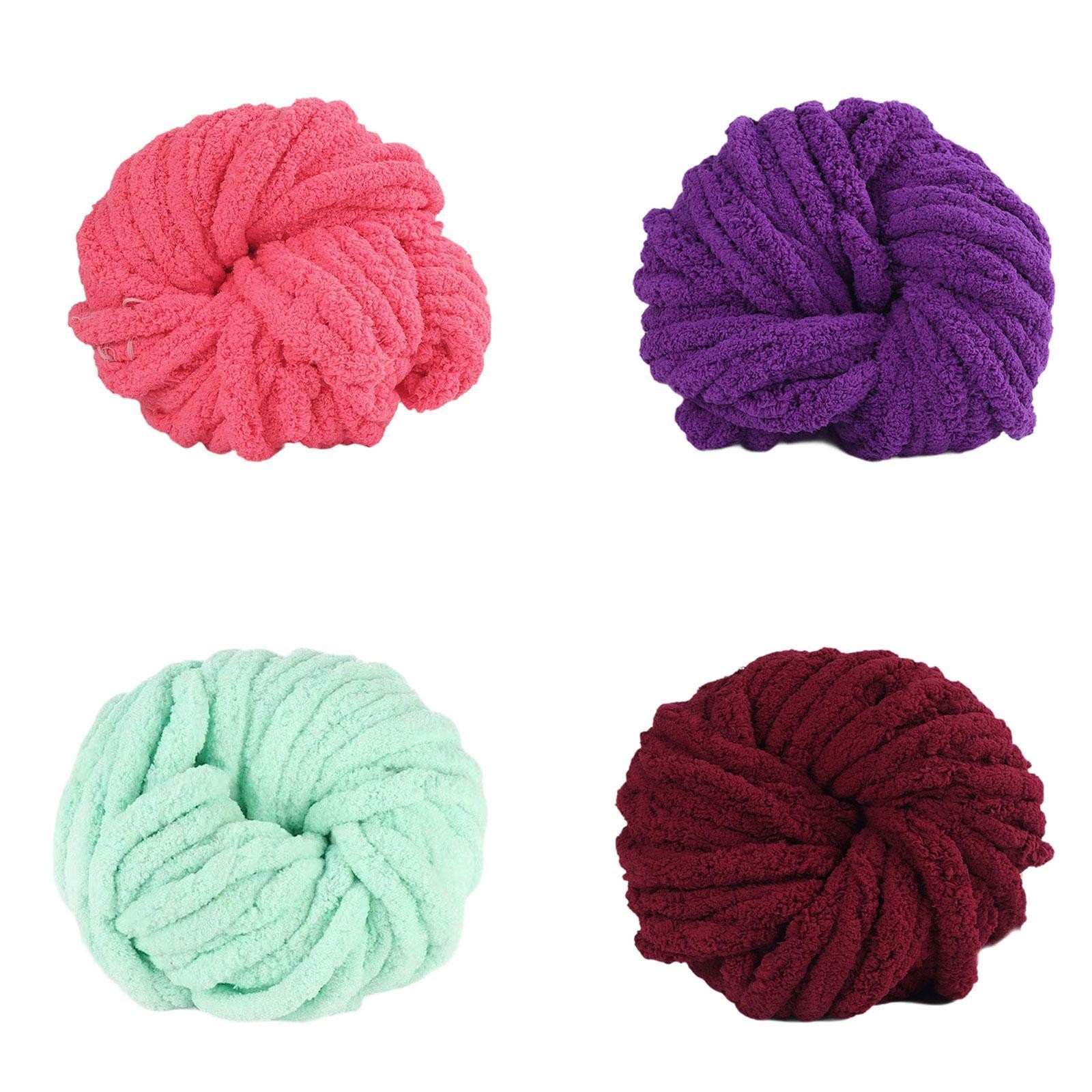 Thick Chunky Yarn Jumbo Yarn Knitting 2cm DIY Tube Giant Yarn Bulky ...