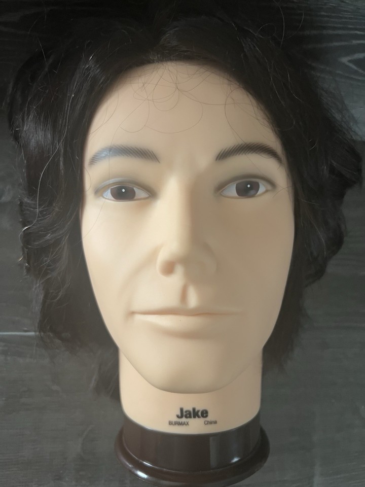 Burmax Hair Mannequin Head Jake, For Training in Salons Black Hair | eBay