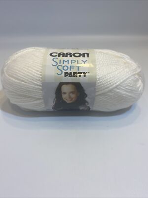 Caron Simply Soft Party Snow Sparkle Metallic 3 Oz 164 Yds | eBay