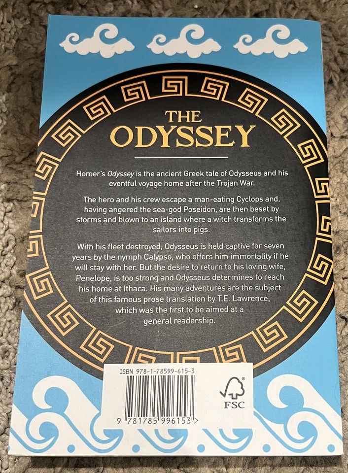 The Odyssey By Homer Book Paperback | eBay