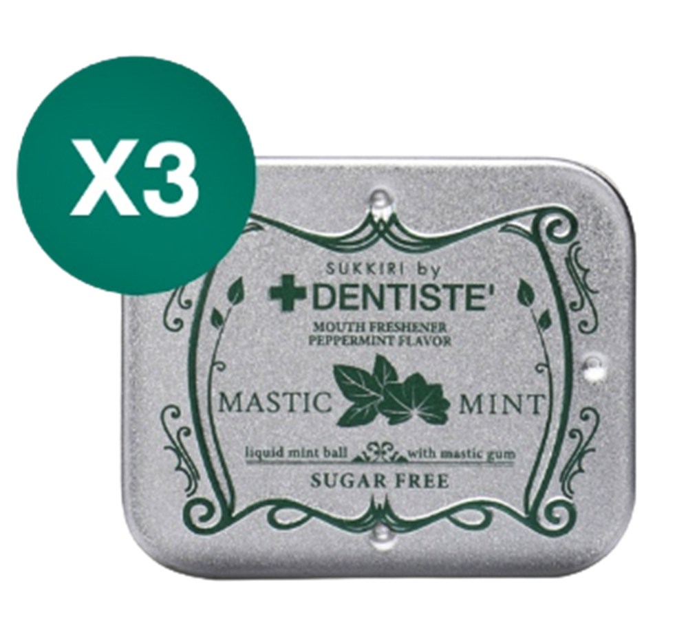 Sukkiri By Dentiste Mouth Freshener Peppermint Sugar-Free Mastic Mint ...