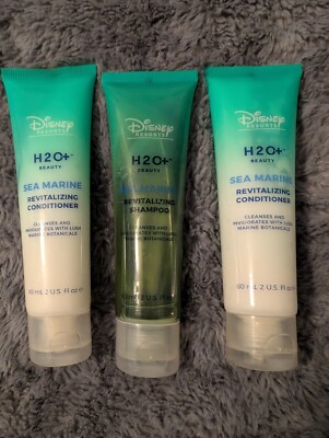 Disney Resorts H20+ Sea Marine Revitalizing Shampoo & 2 Conditioners ...
