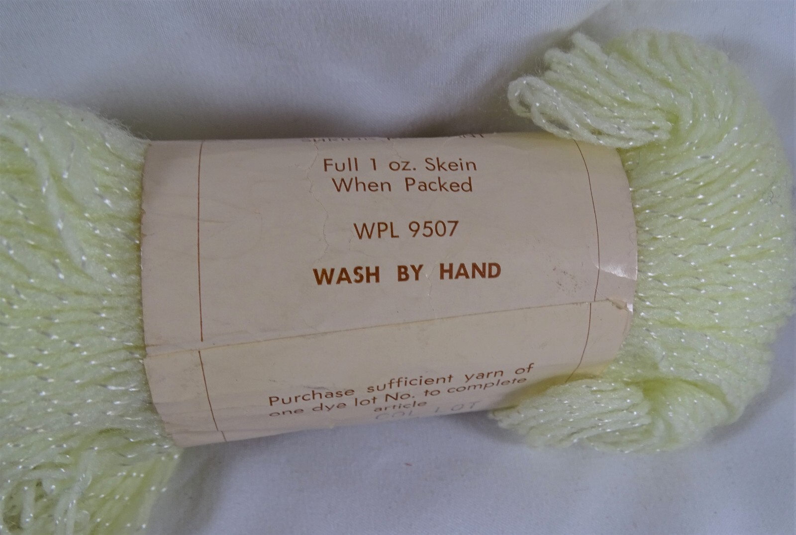 Crimp Yarn Pompadour Vintage Wool Co Knitting Crochet Craft | eBay