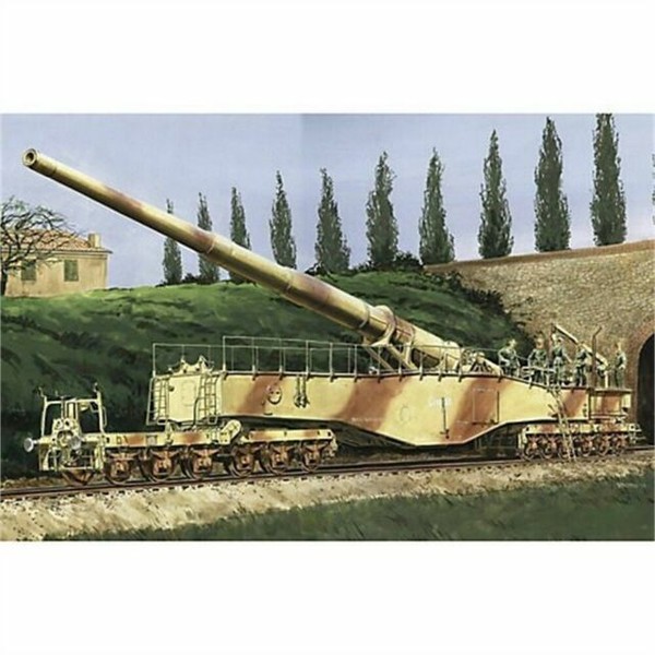 Dragon 28cm German Railway Gun Leopold Model Kit 1/35 #6200 for sale ...