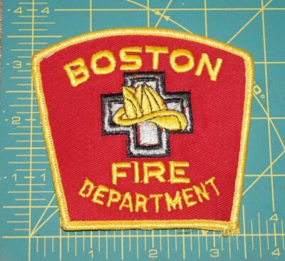 BOSTON Fire Dept FIRE DEPARTMENT PATCH (0158) | eBay