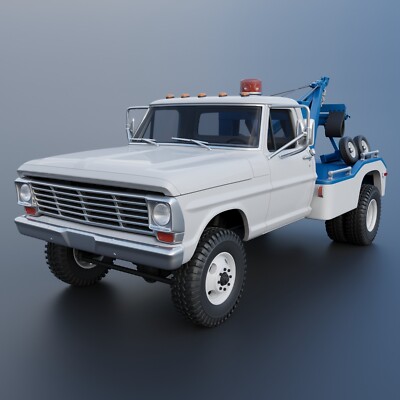 1969 Ford F350 Wrecker Model Kit - 1/24 - 3D Printed | eBay