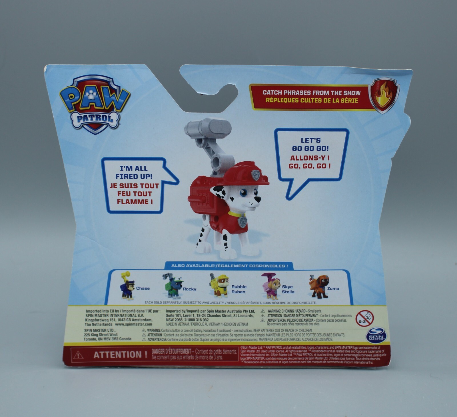 Paw Patrol Marshall Talking Toy with Sounds & Phrases Spin Master Ages ...