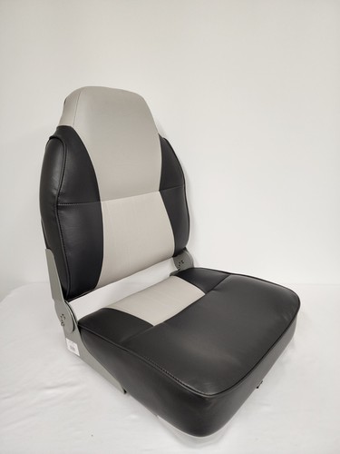 Boat Seat High Back Fold Down Lund Style Marine Fishing Pontoon ...