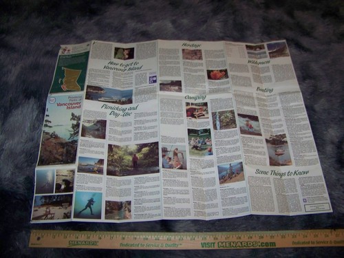 Provincial Parks of Vancouver Island BC Canada Poster / Map Vintage ...