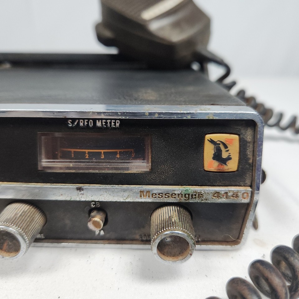 Vintage Johnson Messenger 4140 CB Radio Transmitter Made In USA | eBay