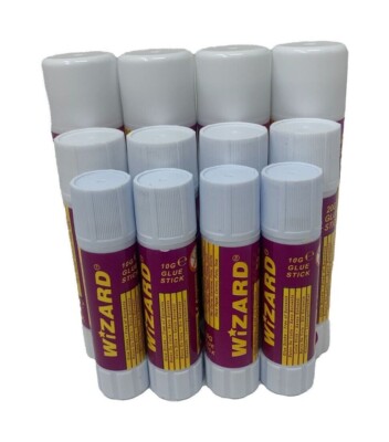 Wizard Glue Sticks Solvent Free Non-Toxic 10g 20g 40g Class Pack | eBay UK