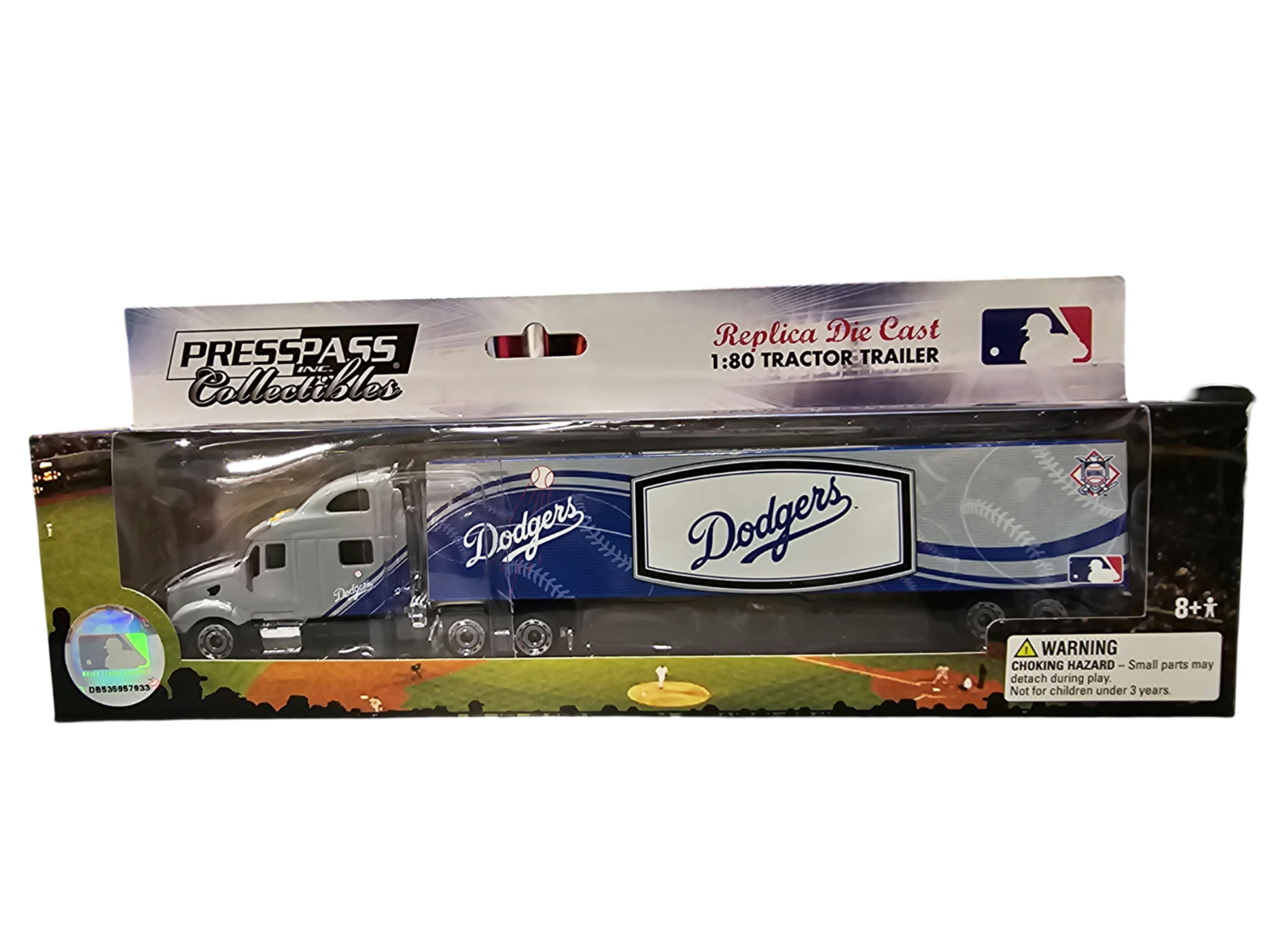 MLB Los Angeles Dodgers die cast tractor trailer truck 1:80 scale | eBay