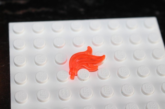 Lego Castle - Figur Ritter Helmschmuck Feder Orange Ritterhelm 2502 ...