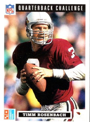 1991 Upper Deck Domino's Pizza Quarterback Challenge - Timm Rosenbach ...