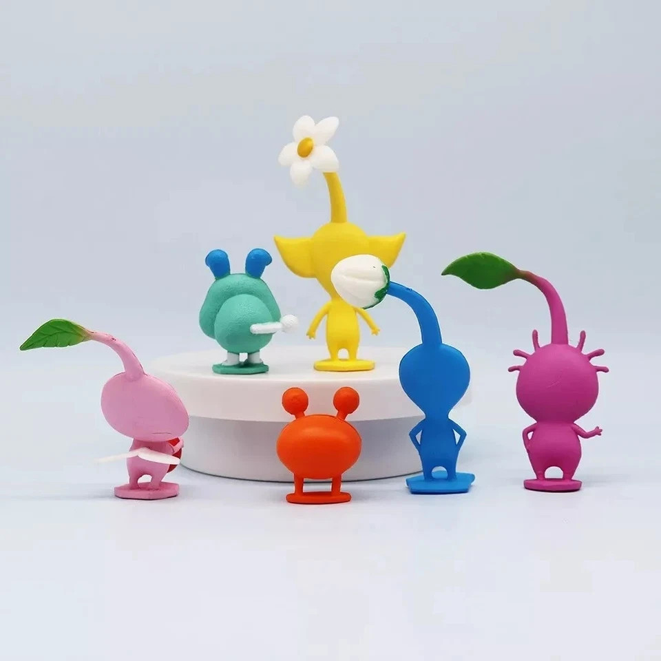 12-Piece Set PIKMIN Figure Captain Olimar PIKMIN PVC Figure Toys | eBay