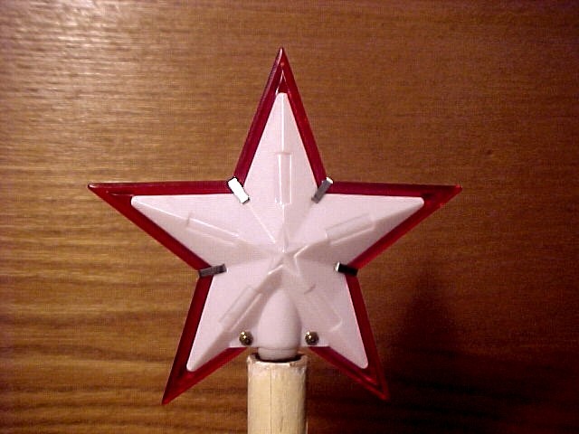Vintage 1949 Plastic C-7 PARAMOUNT Christmas Tree Top Star-Cat. No. 735 ...