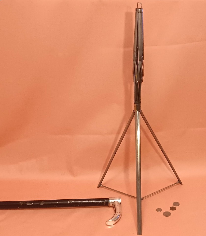 SPUTNIK vtg walking stick spaceage apollo rocket nasa cane james webb ...